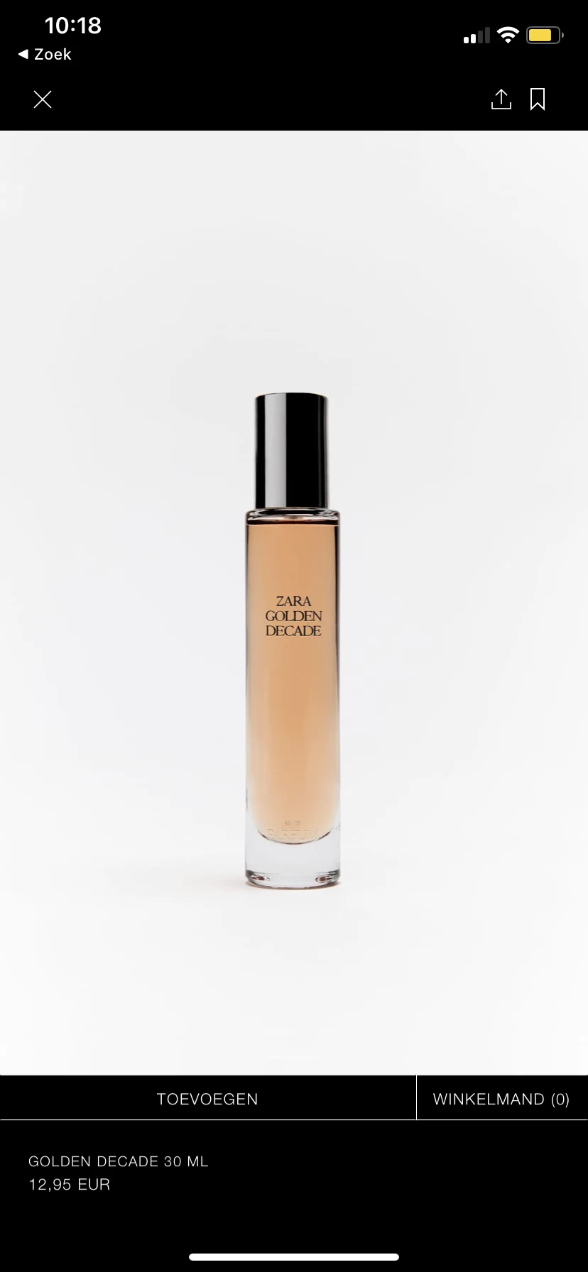 Golden Decade Eau de Parfum | Zara | - We Are Eves: eerlijke cosmetica ...