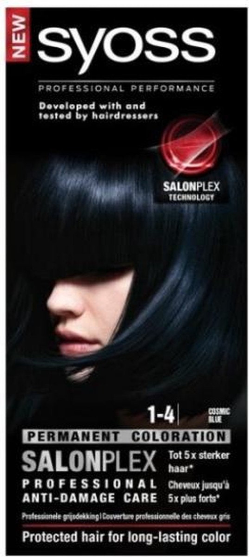 SYOSS Color baseline 1-4 Cosmic Blue Haarverf - 1 stuk | SYOSS | Syoss asblond anti geel ...