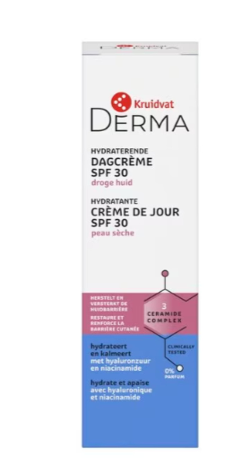 Derma SPF30 Hydraterende Dagcrème | Kruidvat | Fighting angry skin - We ...